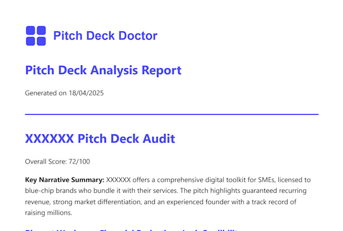 Improve pitch deck investment conversion by Pitch_deck_doc | Fiverr